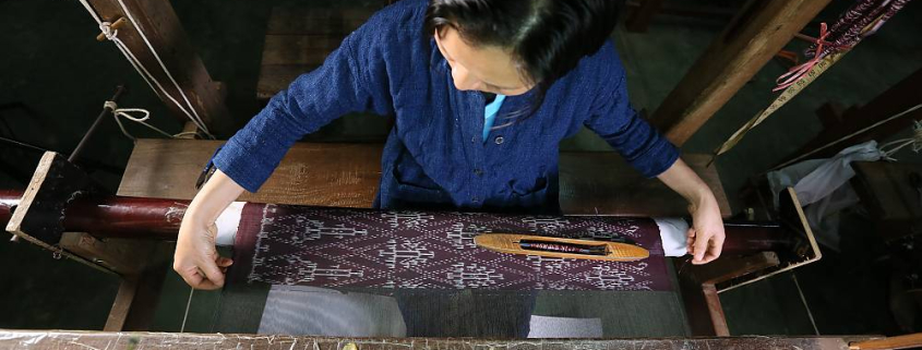 Lao Traditional Naga Motif Weaving, Thailand’s Songkran Festival ...