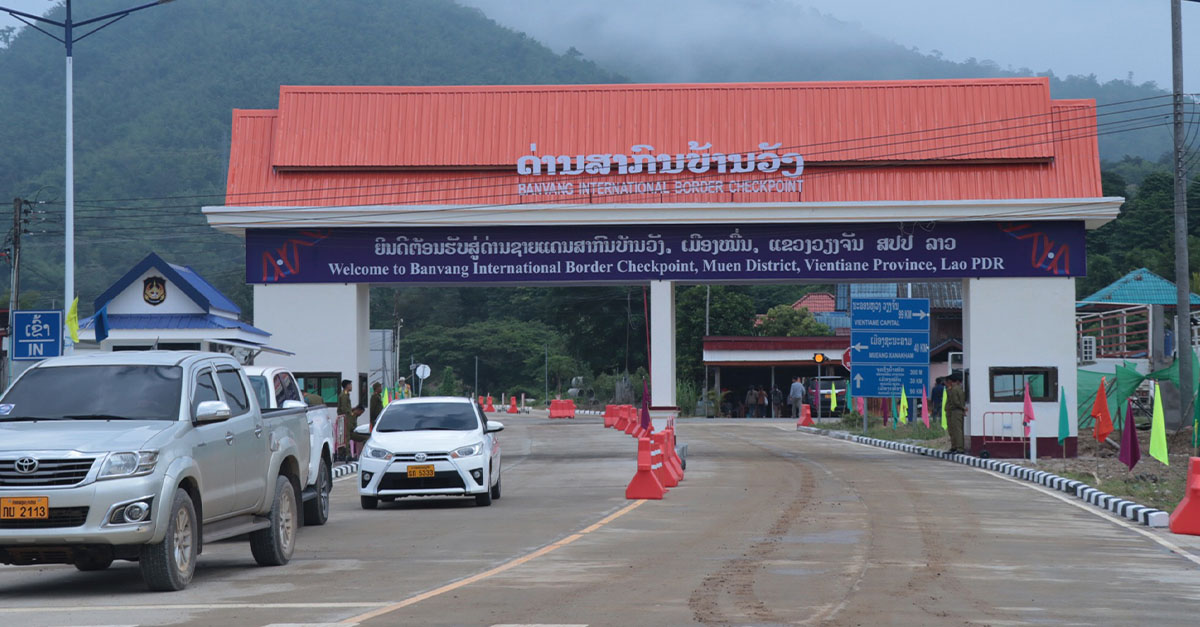Vientiane Province’s Checkpoint Upgraded to International Status